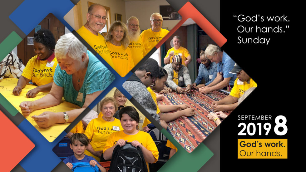 ELCA Day of Service Sunday, September 8 - Saint Matthew Lutheran Church